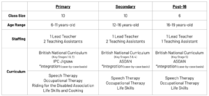 Springboard SEN Programme – Korean International School