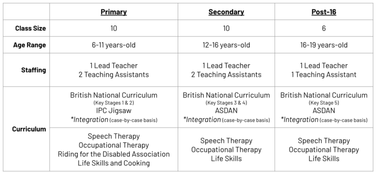 Springboard SEN Programme – Korean International School